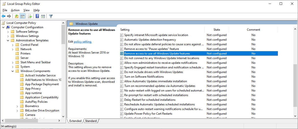 Disable user ability to download windows 10 updates - #2 by tjnihal ... Disable user ability to download windows 10 updates - #2 by tjnihal ...